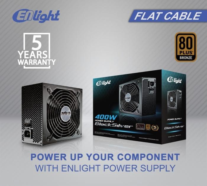 Promo PSU Enlight 400Watt Black Silver 80+ Bronze - Kota Tangerang - CS ...