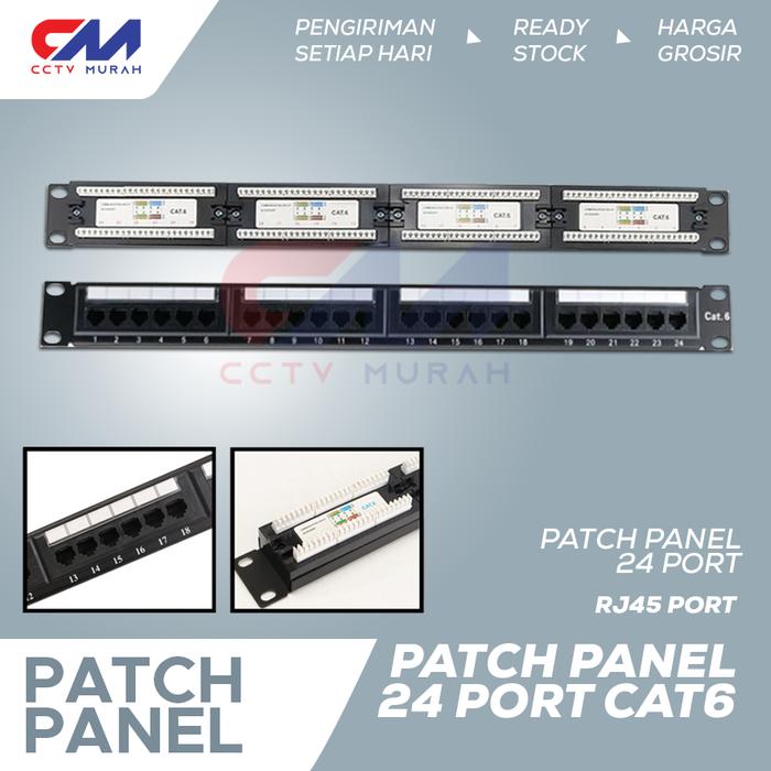 Jual Patch Panel 24 Port Cat6/Patch Panel 24 Port Rackmount - Jakarta ...