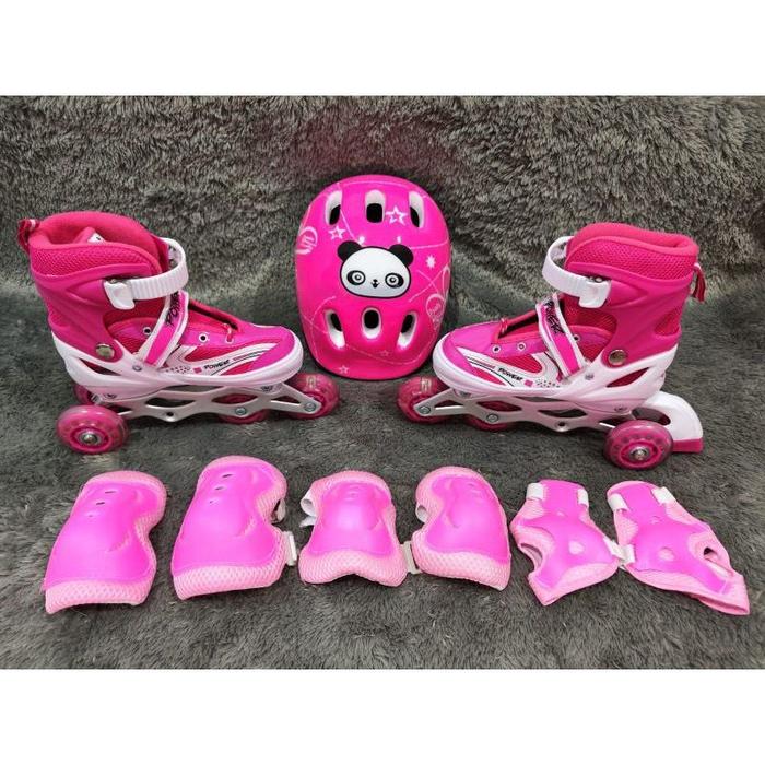 Jual Sepatu Roda POWER SUPERB + Dekker Fullset / Inline Skate Roda ...