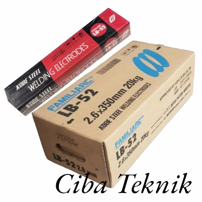Jual KAWAT LAS LB 52 2,6MM KOBE STEEL / KOBELCO WELDING ELECTRODE ...