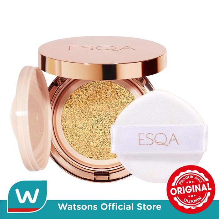 Jual Esqa Flawless Cushion Serum Spf 50+ Pa+++ Custard 15 G Di Seller ...