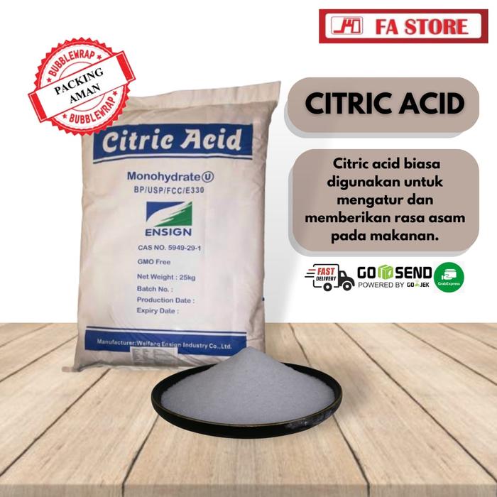 Jual Citric Acid Monohydrate Asam Sitrat Citrun 1Kg Ex China - Kota ...