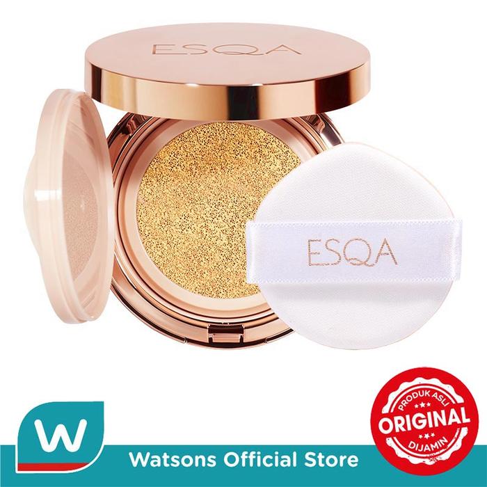 Jual Esqa Flawless Cushion Serum Spf 50+ Pa+++ Custard 15 G Di Seller ...