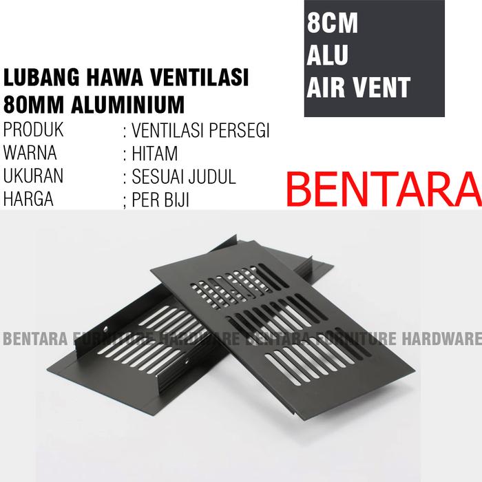 Jual Ventilation - Lubang Ventilasi Persegi Stainless 80 x 400mm - Kab ...