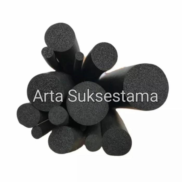 Jual Oring spon sintetis 4mm / O-Ring sponge rubber cord bulat meteran ...
