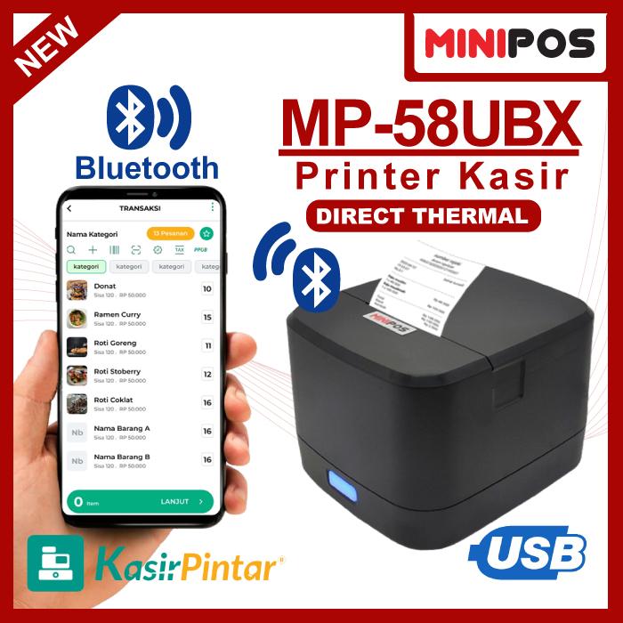Promo Printer Thermal 58mm MINIPOS MP-58UBX USB Bluetooth Head Adaptor Awet - Kota Surabaya ...