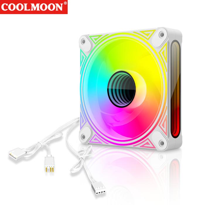 Jual FAN COOLMOON DRAGON MIRROR DM1 12CM kipas ARGB PWM INFINITY LENSE ...