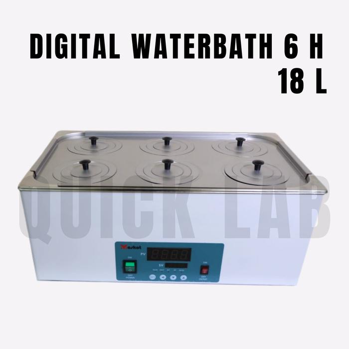 Jual Digital Waterbath 18 Liter 6 Lubang - DWB 6 H - Kota Tangerang - Quick Laboratorium | Tokopedia