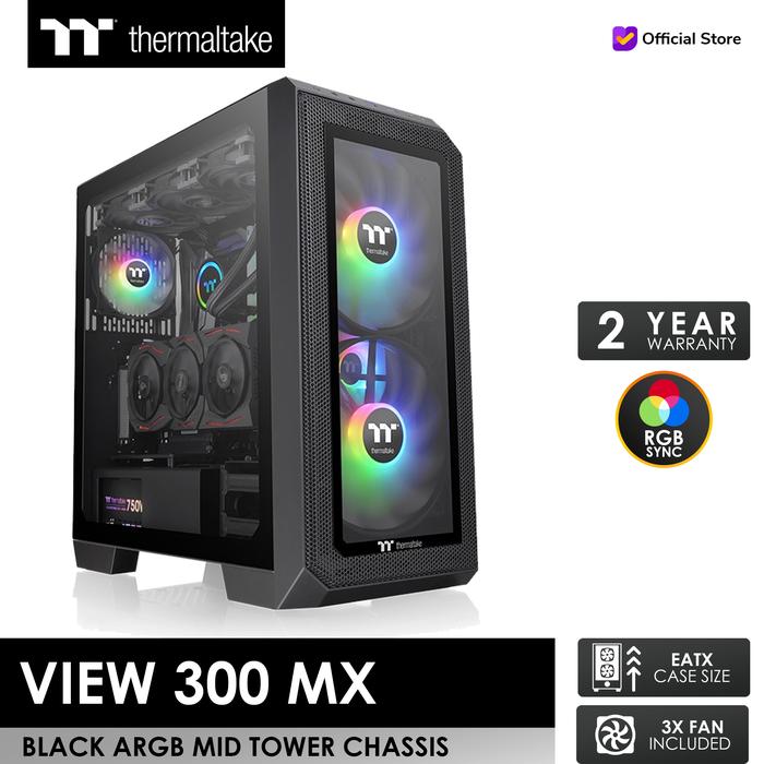 Promo Thermaltake View 300 MX Mid Tower [E-ATX, Chassis] Cicil 0% 3x ...