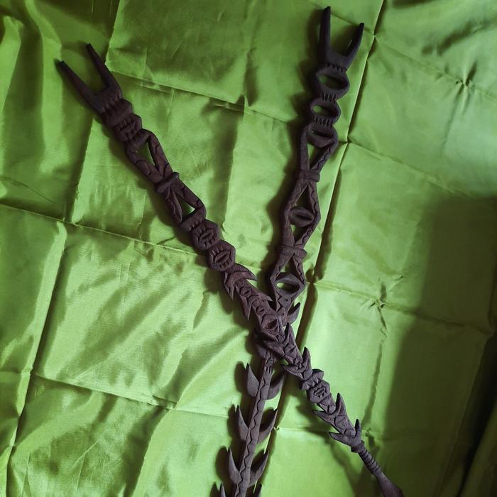 Jual PATUNG ASMAT KAYU PAPUA - SET ALAT PERANG - Jakarta Barat - the.S ...