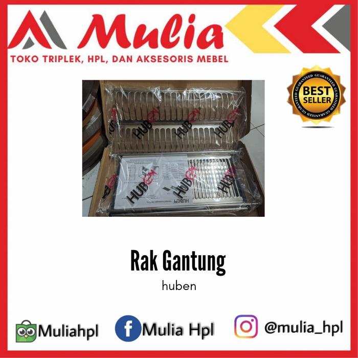 Jual RAK PIRING GANTUNG STAINLESS HUBEN 60CM - Kab. Sukoharjo ...