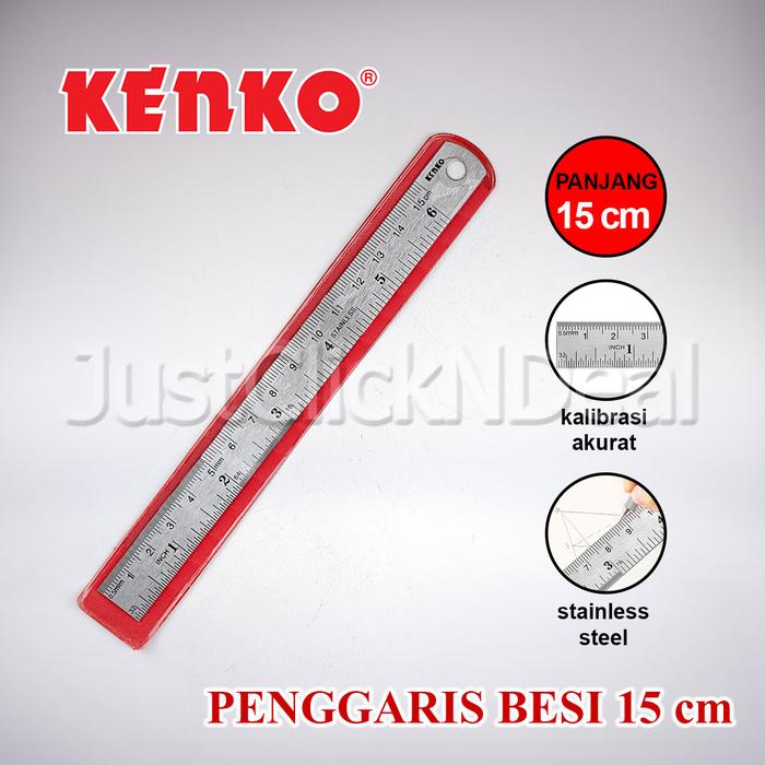 Jual KENKO Penggaris Besi Mistar Stainless Steel Ruler - Kab. Tangerang - DX Online Store ...