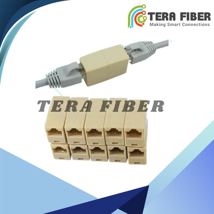 Jual Barrel / Barel Konektor RJ45 / Penyambung Dua Konektor RJ 45 UTP ...