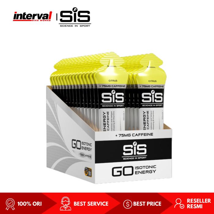 Jual SIS Energy Gel Isotonic Plus Caffeine 60ML - COLA+75CAFEIN - Kota ...