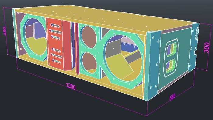Jual Potongan Papan Triplek Box Line Array VT120 - 3 way - Kab. Bantul ...
