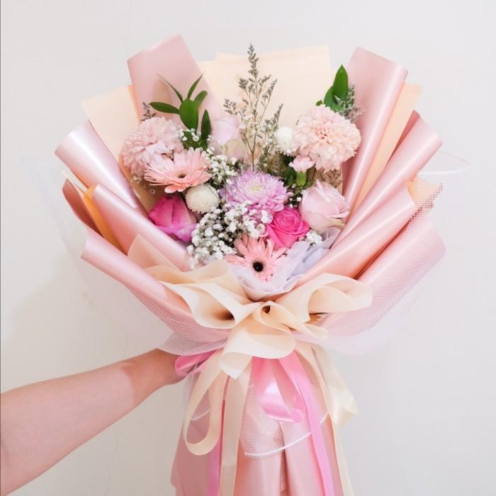 Jual Fresh Flower Bouquet Large (Mix Flowers) Buket Bunga Segar - Kab ...