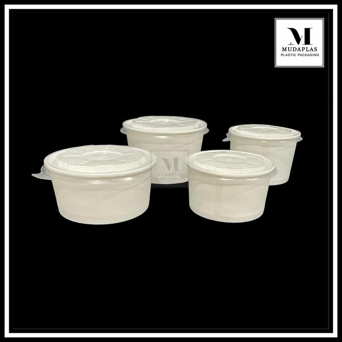 Jual Paper Bowl 360 ml 500 ml 650 ml 800 ml Mangkok Kertas Putih Polos ...