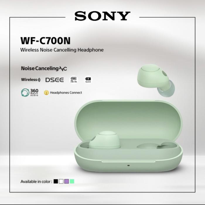 Promo Sony WF-C700N Bluetooth Noise Cancelling Earphone TWS Wireless WF ...