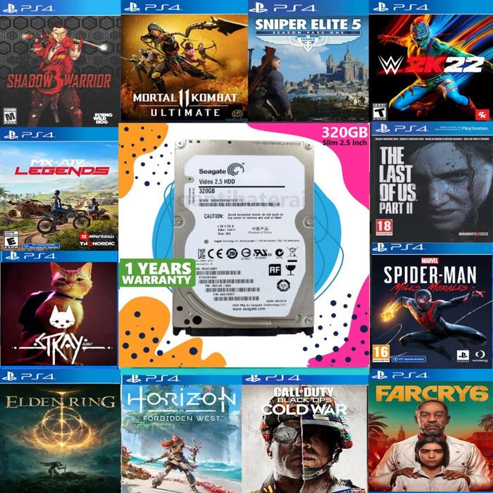 Jual HDD / HARDISK internal 500GB FULL GAME PS4 HEN PS3 - Kab ...