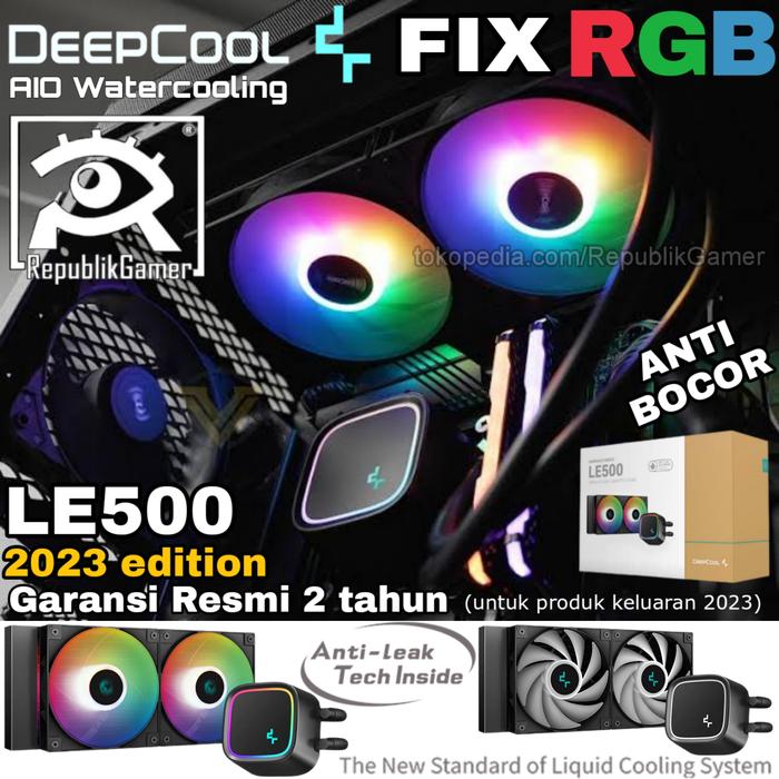 Jual DeepCool LE500 FIXED RGB AIO Water Cooler Liquid (2023 edition ...