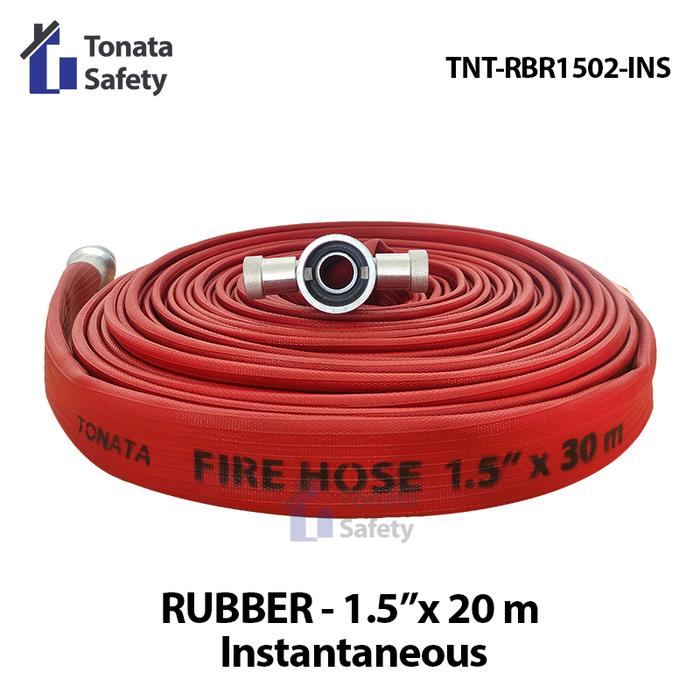 Promo Fire Hose Rubber Instantaneous Tonata 1.5" x 20m / Selang Pemadam 20 m Cicil 0% 3x - Kab ...