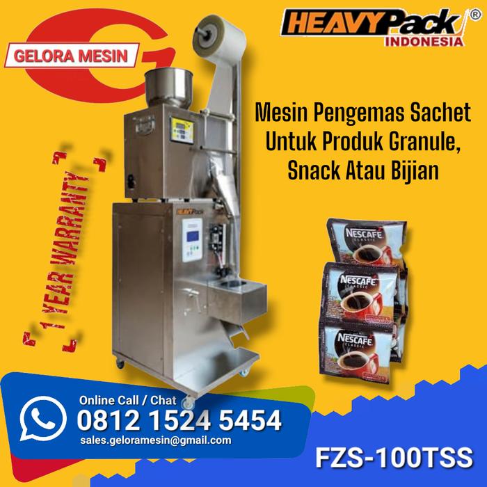 Jual Mesin Packing/Kemas Sachet Otomatis Butiran/Bubuk FZS-100TSS ...