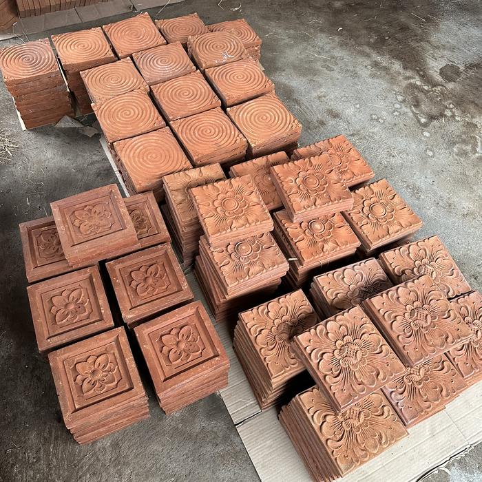 Jual Bata hias bali / hiasan dinding / terakota motif / bata tempel ...