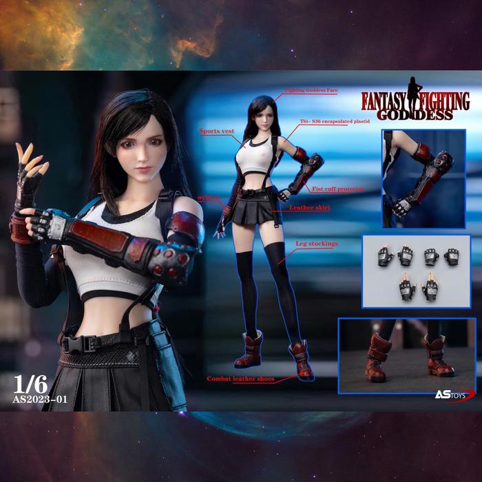 Jual DP PO AS Toys 1/6 Fantasy Fighting Goddess - Tifa Lockhart ...