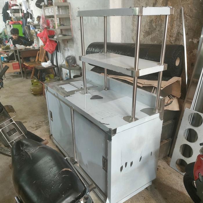 Jual meja stainless cabinet + tempat es batu - Jakarta Utara - BERKAH ...