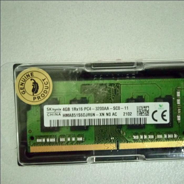 Promo RAM Laptop SK Hynix 4GB DDR4 3200 1Rx16 Memory Notebook Sodimm ...