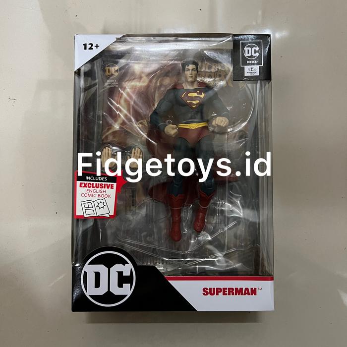 Jual McFarlane Toys DC Direct 7" Figure with Comic Black Adam Superman ...