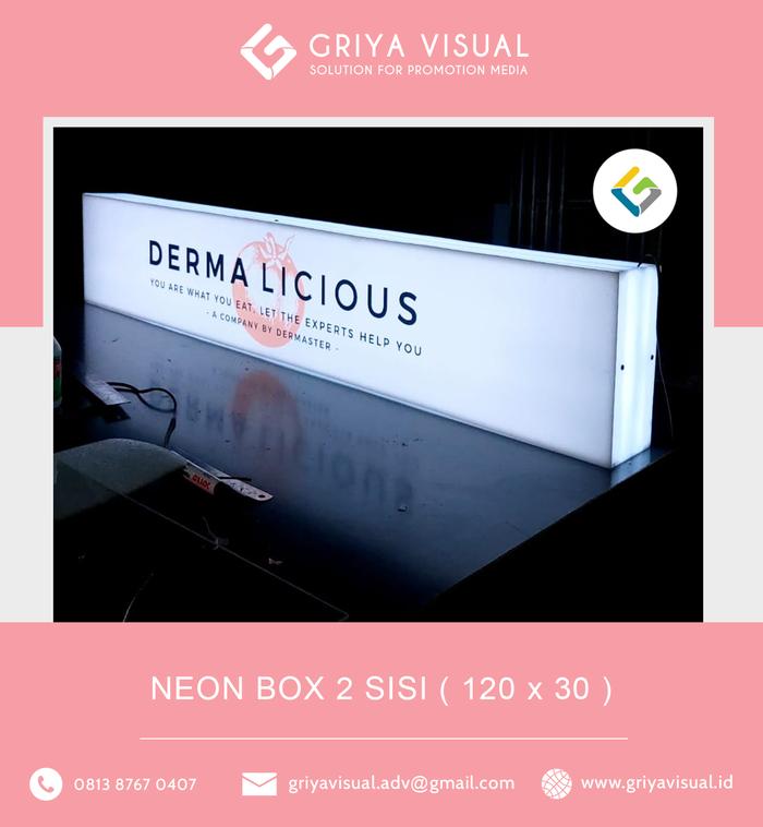 Jual NEON BOX AKRILIK 2 SISI ( DERMALICIOUS ) - Jakarta Selatan - Griya ...