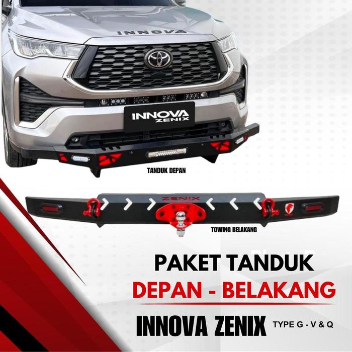 Jual TANDUK DEPAN BELAKANG TOWING BAR KHUSUS MOBIL TOYOTA INNOVA ZENIX ...