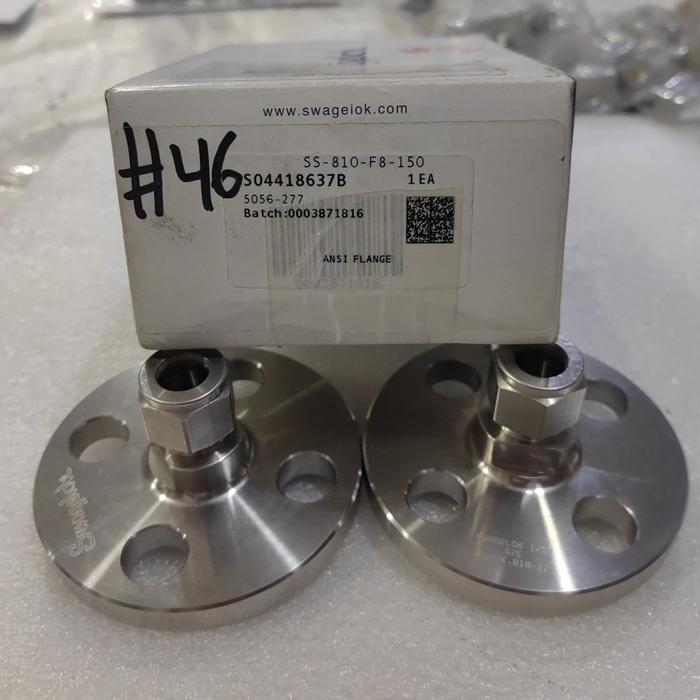 Jual Flange Adapter 1/2" OD Flange 1/2" 150 RF F316 Swagelok SS-810-F8 ...