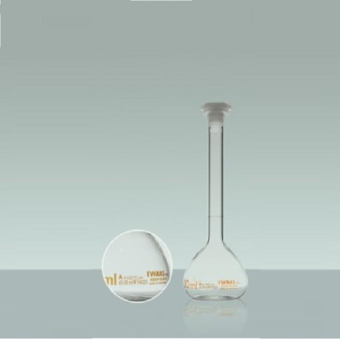 Jual LABU UKUR 500ML LABU TAKAR VOLUMETRIC FLASK WITH STOPPER PP IWAKI 5645 - Jakarta Pusat ...