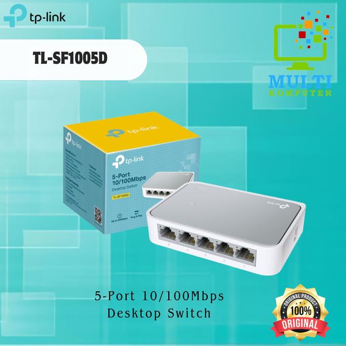 Jual Switch HUB TP LINK 5 Port TL-SF1005D 10/100Mbps Network Lan ...