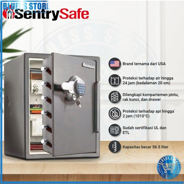Jual Sentry Safe Brankas Besi Tahan Api & Air Stw205gyc Fire Safe Digital - Kota Bandung ...