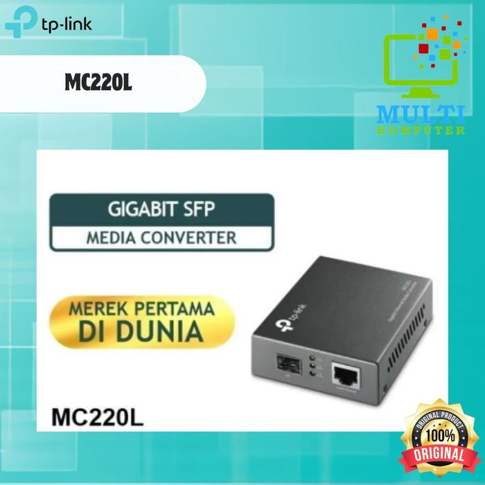 Jual TPLINK MC220L Gigabit SFP Media Converter - Jakarta Barat - MULTI ...
