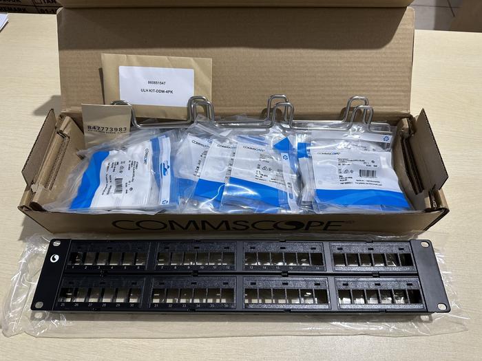 Jual Amp Patch Panel 48 Port Cat6/ Amp Commscope Patch Panel 48port ...