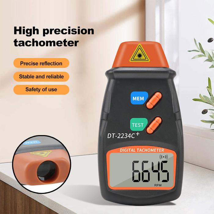 Jual Tachometer LCD Digital Laser Photo RPM Meter Alat Pengukur ...