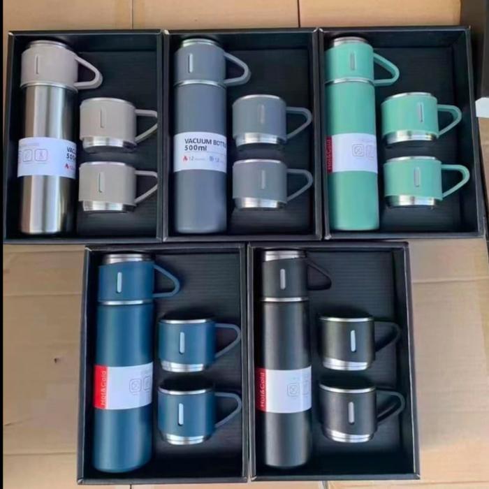 Jual termos sultan set botol minum termos vacuum vakum bottle 500ml ...