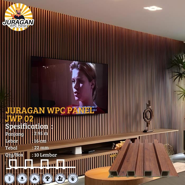 Jual wpc wall panel dinding kisi2 - JWP 02 - Jakarta Utara - Mitra ...