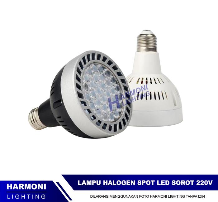 Jual Lampu Halogen LED 15/35/45 Watt 220V Spot Sorot E27 15W 35W 45W ...