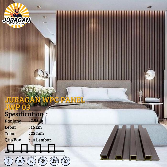 Jual WPC Kisi - kisi/Flueted panel Hiasan Back Drop Dinding Merk ...