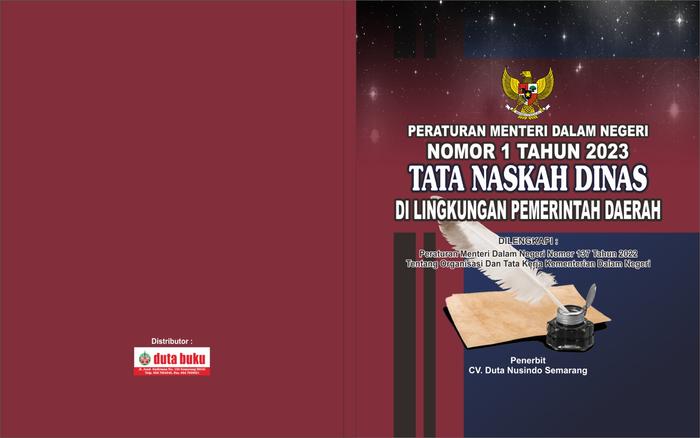 Jual BUKU PERMENDAGRI NOMOR 1 TAHUN 2023 TATA NASKAH DINAS - Kota Semarang - DUTA BUKU PELAJARAN ...