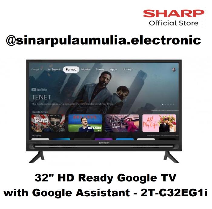 Jual Sharp LED TV 32 Inch Android Google Assist - 2T C32EG1i / 2T 32 EG 1i - Kota Pontianak ...
