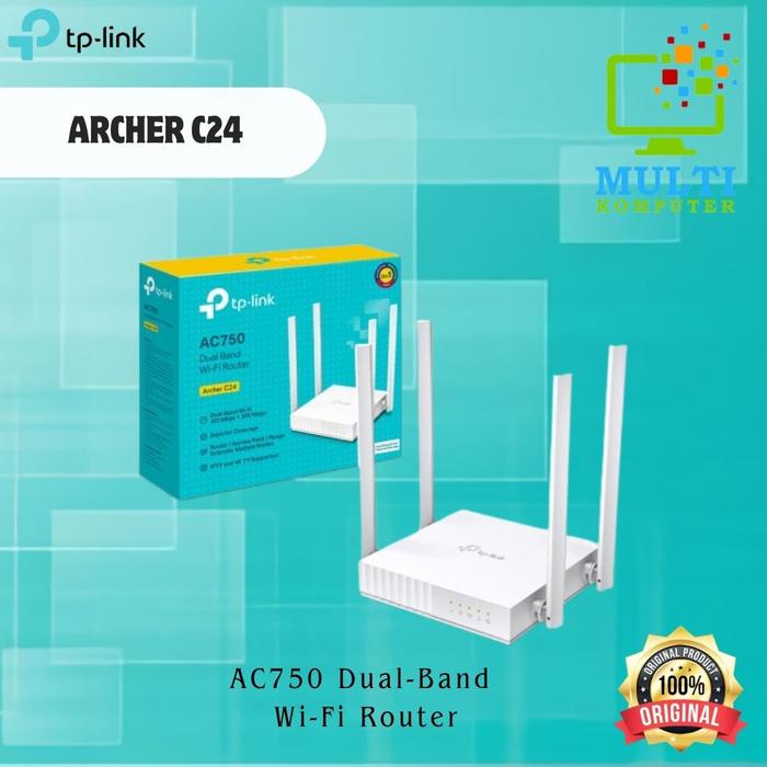 Jual TPLink Archer C24 AC750 750 750mbps 5ghz + 2.4ghz Wi-Fi Router TP-Link - Jakarta Barat ...