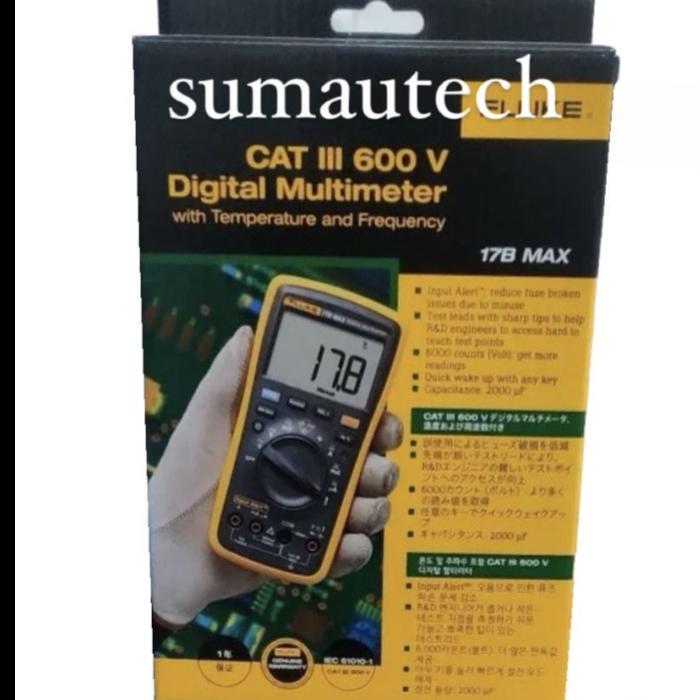 Jual Fluke 17B MAX-02 Digital Multimeter & Temperature probe - Kota ...