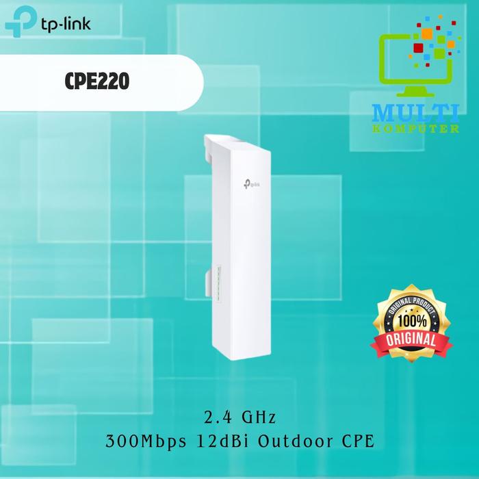 Jual Tp-link Cpe220 2.4ghz 300mbps 12dbi Outdoor Cpe Di Seller Sweet ...