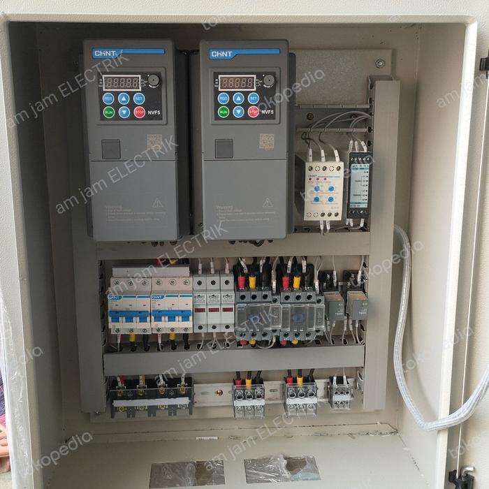 Jual Panel pompa 5,5kw inferter (vsd) chint 5,5kw NFV5 + mcb 3p 25a ...